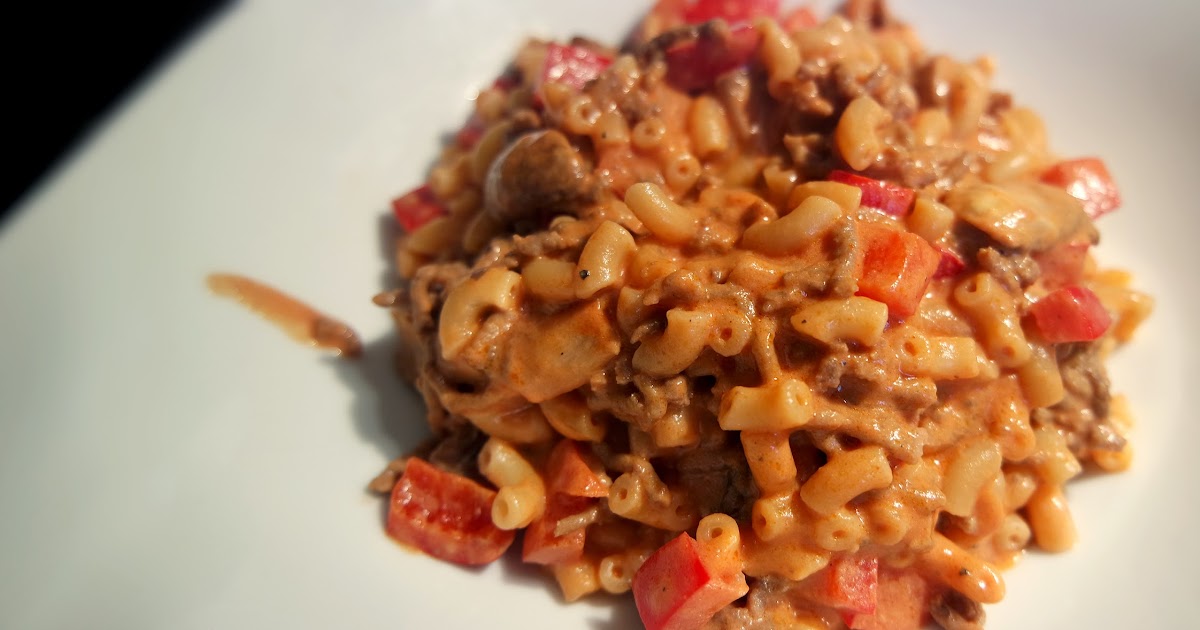 Kitchen Elf: Macaroni met gehakt en mascarpone tomatenroomsaus