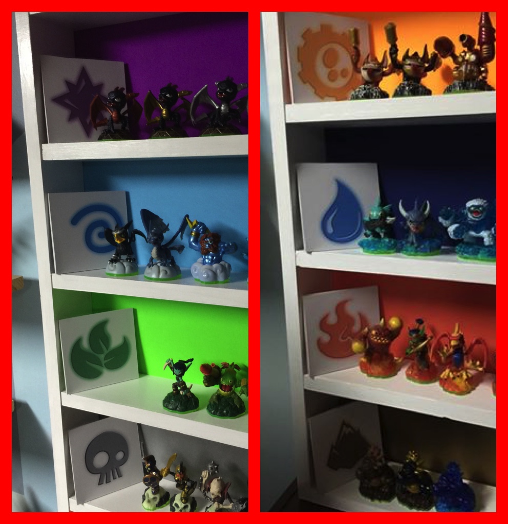 Wizards Never Wear Armor: Homemade Skylanders Shelf