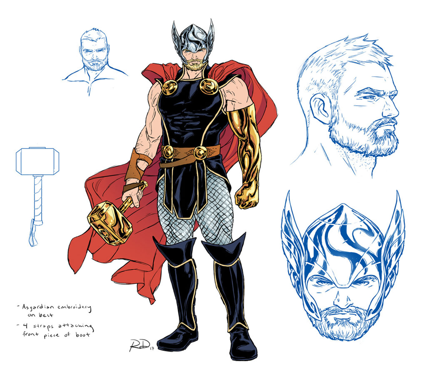Seduced by the New...: Marvel Universe: Thor Character Design