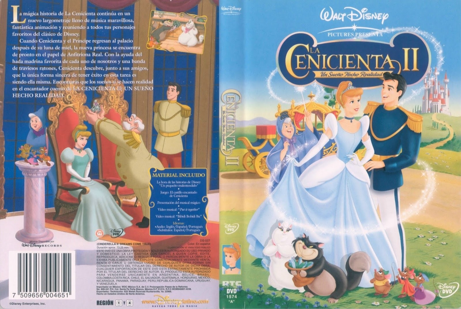 ESTRENOS EN BLU RAY: LA CENICIENTA 2