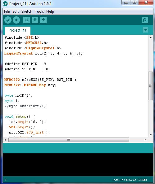 Proyek Arduino ke 12 - Membaca Kartu RFID ~ ARDUINO Projek