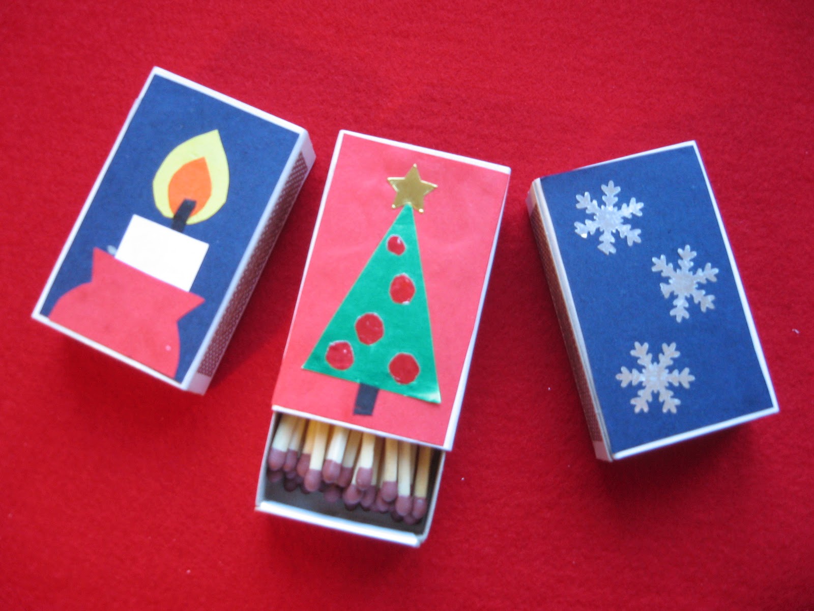 Create oh la la: DIY Christmas matchboxes | Gör-det-själv: Jul ...