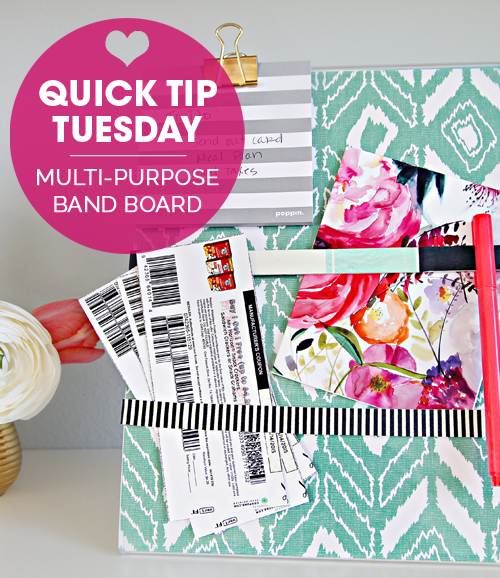 IHeart Organizing: Quick Tip Tuesday: Multi-Purpose Band Board
