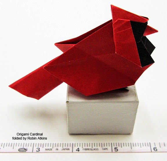 Beadlust: Origami - Dahlias and Cardinals!