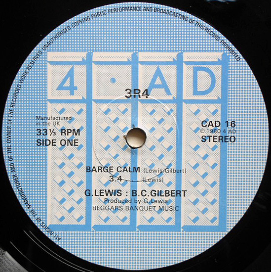 偏愛的収集記－暢気・気儘な箱々: 音楽 ： B.C.GILBERT & G.LEWIS - 3R4