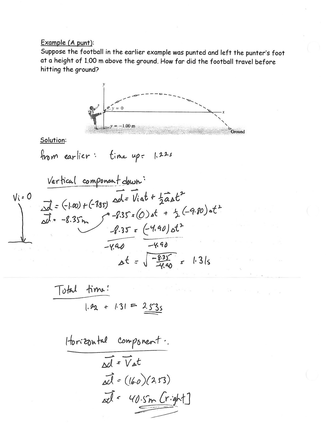 Mr. Kasprick's Physics 30 Class: FM1: Analyze motion in one- and two ...