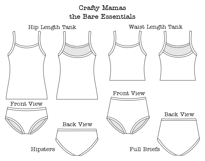 CRAFTY MAMAS: Crafty Mamas ' " the Bare Essentials" pattern!