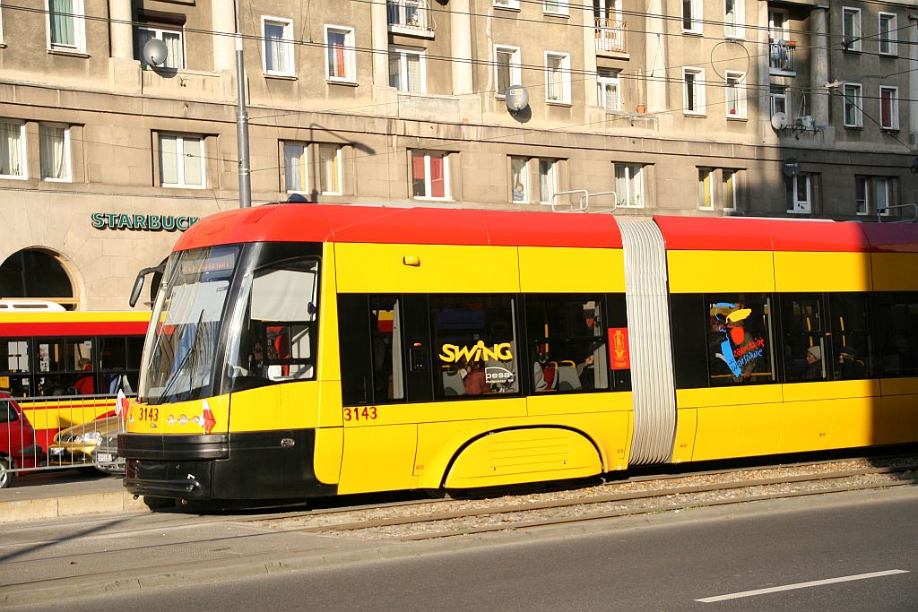 Warszawa Moim Oczkiem: TRAMWAJ PESA 120Na SWING