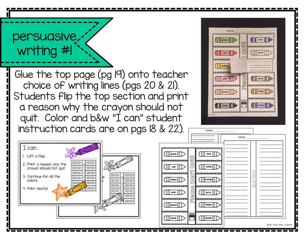 Teach With Laughter: The Day the Crayons Quit