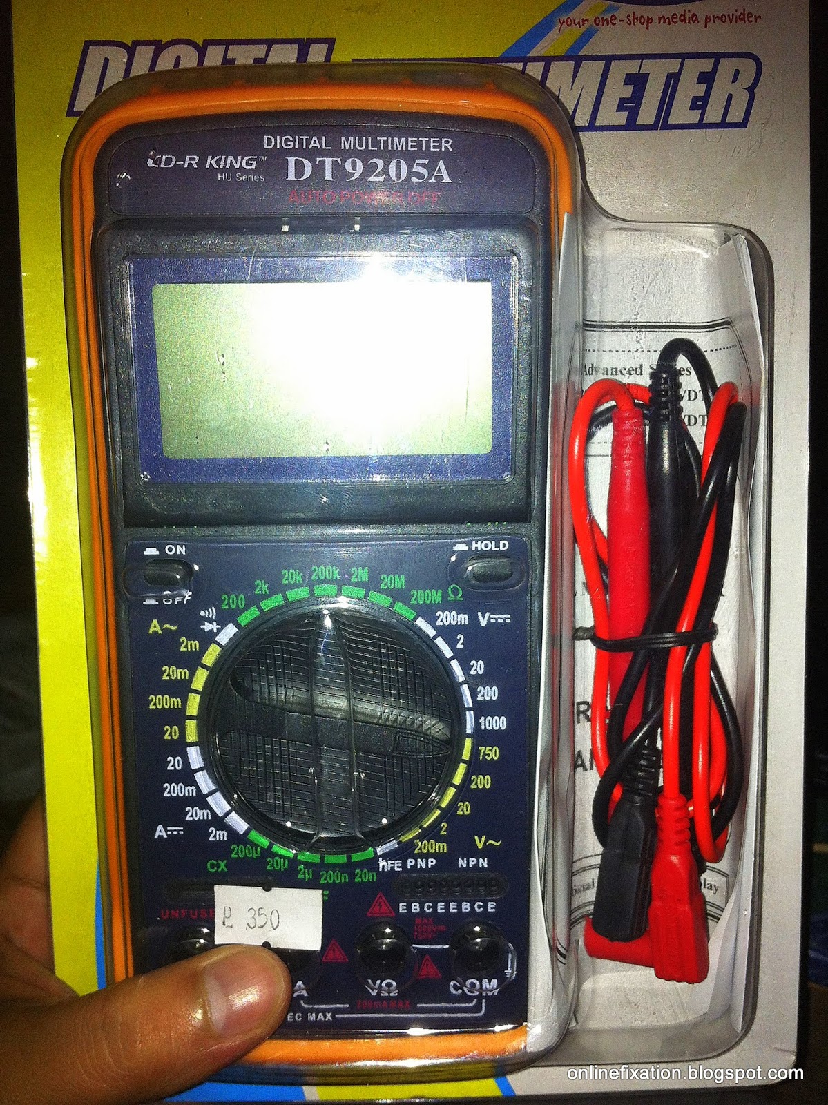 onlinefixation: CDR-King Digital Multitester - DT9205A