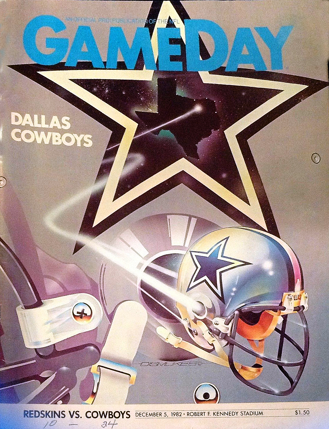 Pro Football Journal Presents: NFL Art: 1982 NFL Game Program Art
