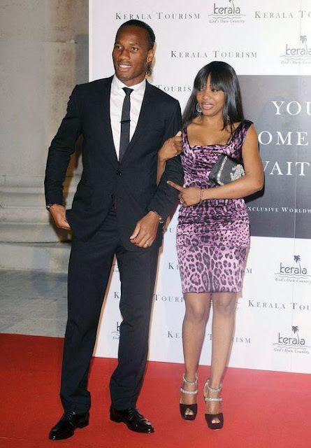 Didier Drogba with Wife Pics | All Sports Stars