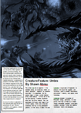 War and Worldcraft: Creature Feature: Umbra