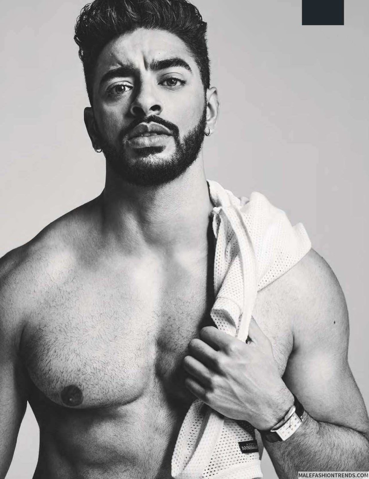 Laith Ashley para British GQ por Eric Ray Davidson