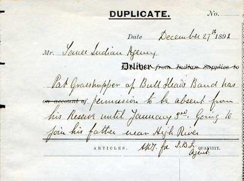 Olive Tree Genealogy Blog: A Documentary: The Indian Act & The Pass System