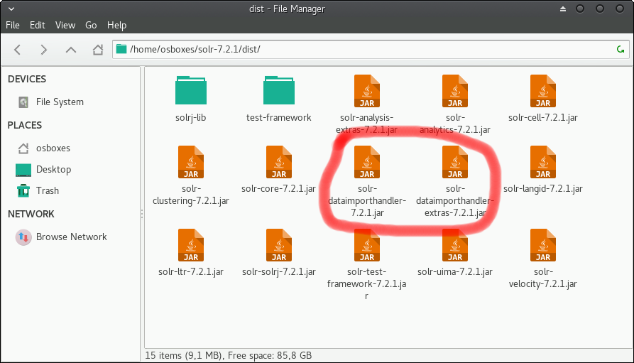 Solr 7 beginner tutorial: dataimport from PostgreSQL database