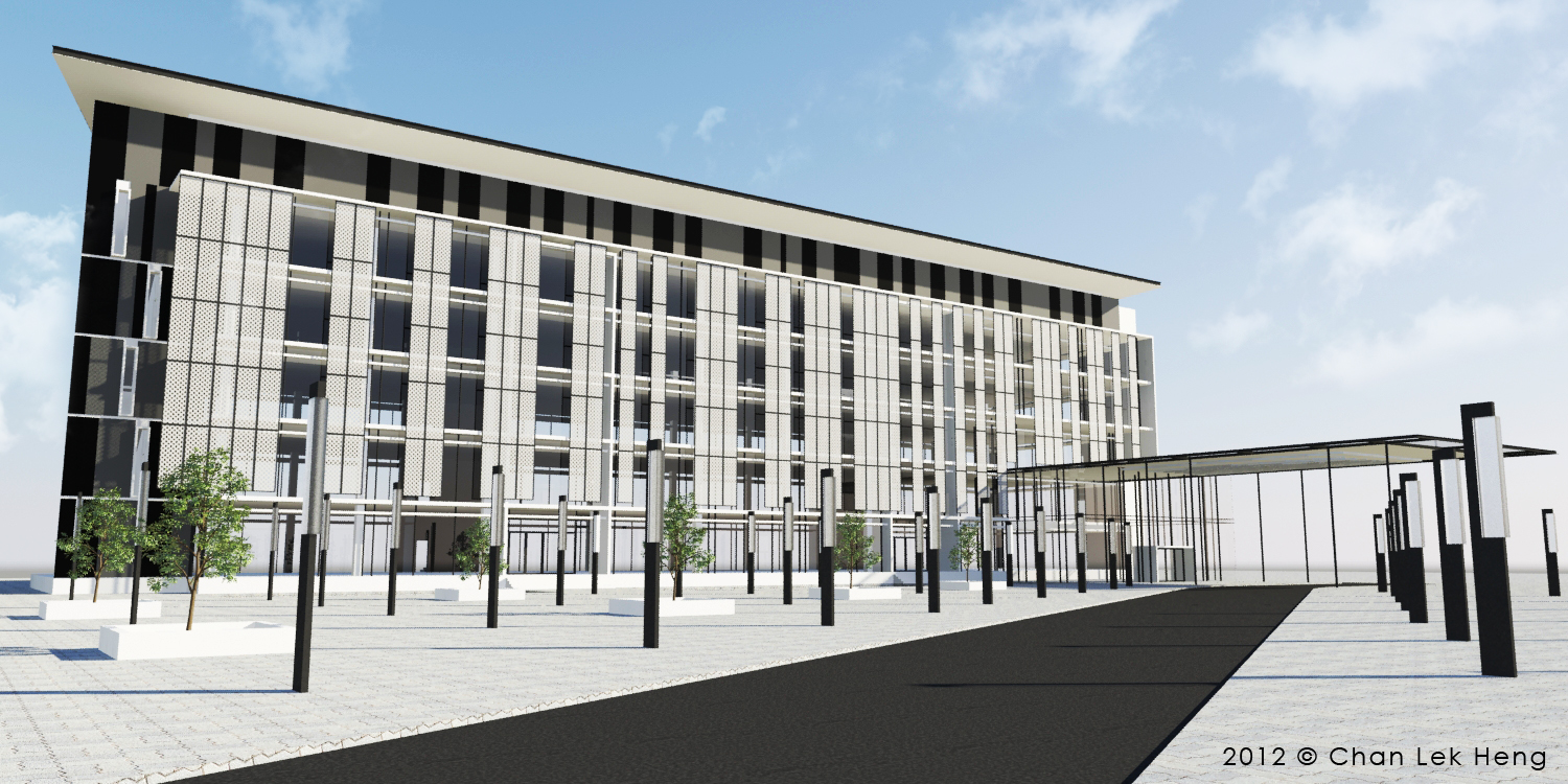 Architecture and Drawings: New Administrative Building design