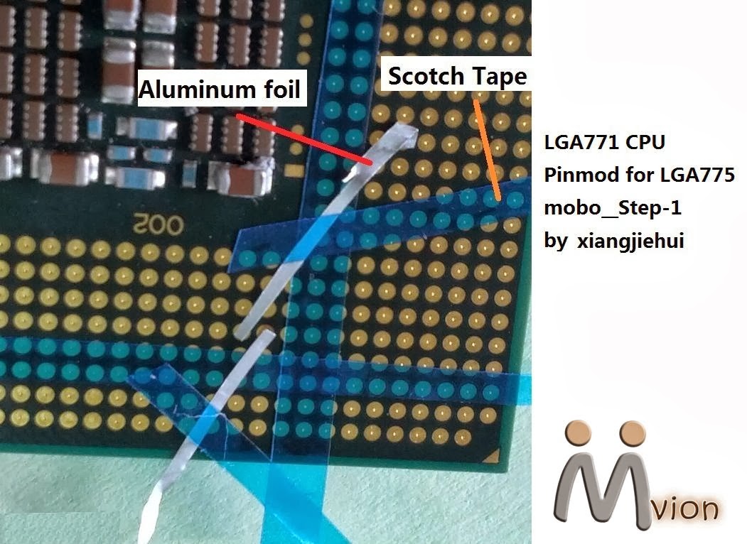 SpectroPC: MOD: Processador LGA 771 em Placa Mãe LGA 775