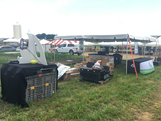 Land of LIQUID: Ag PhD Field Day Set Up
