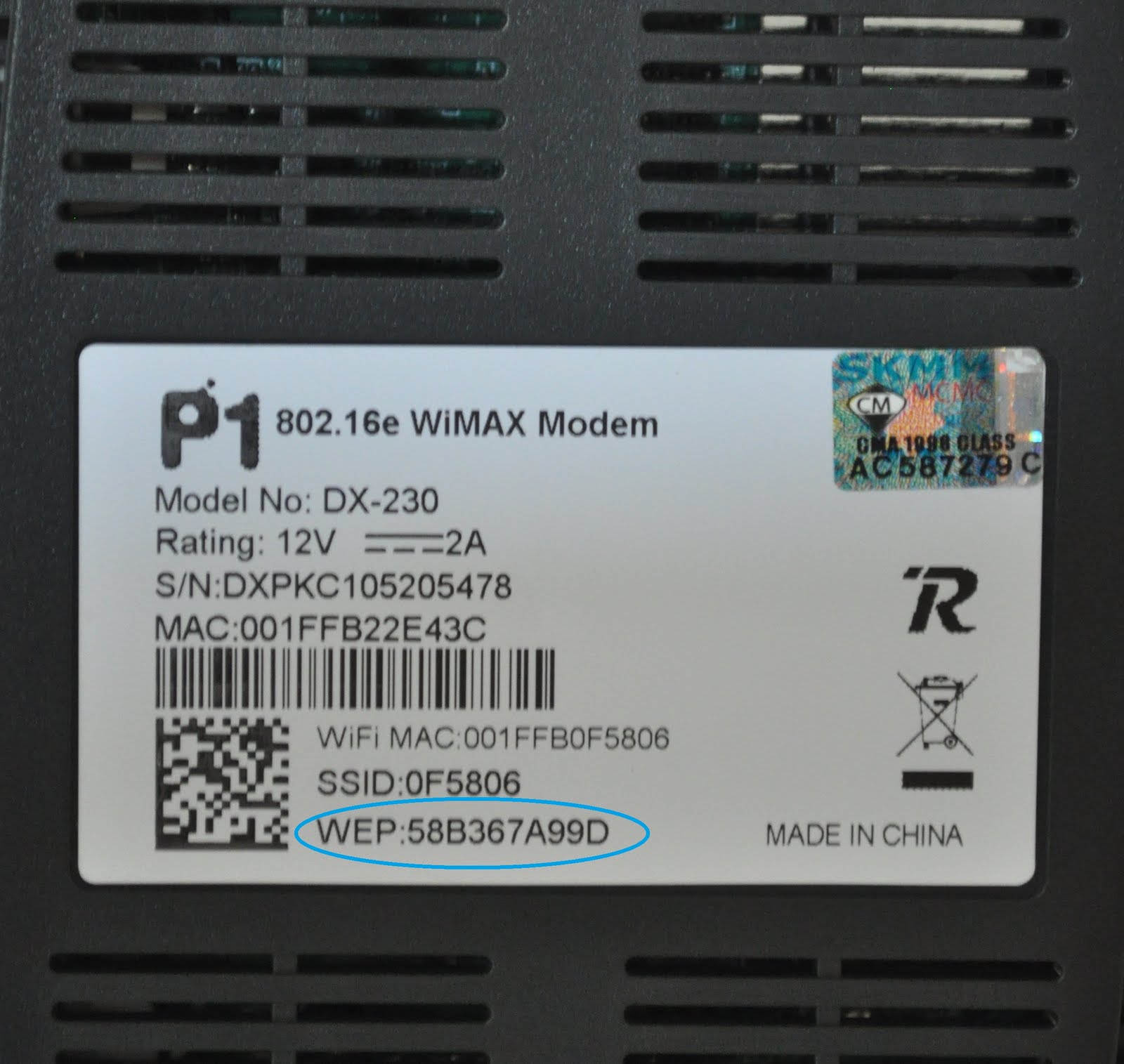 SECURING P1 DX-230 WIFI WITH WPA2-AES: SECURING P1 DX-230 WIFI WITH ...