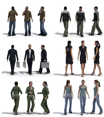 Human Figures For Architectural Renderings