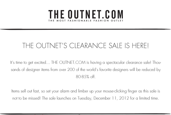 The Outnet Clearance sale starts today! - Emily Jane Johnston