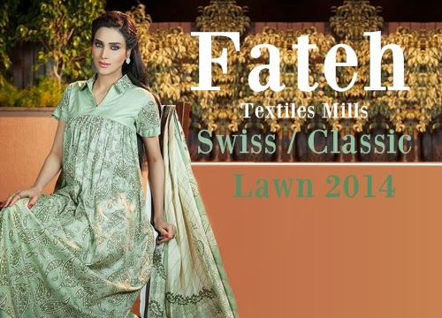 Fateh Classic Lawn 2014 | Fateh Swiss Lawn 2014 | Fateh Textile ...