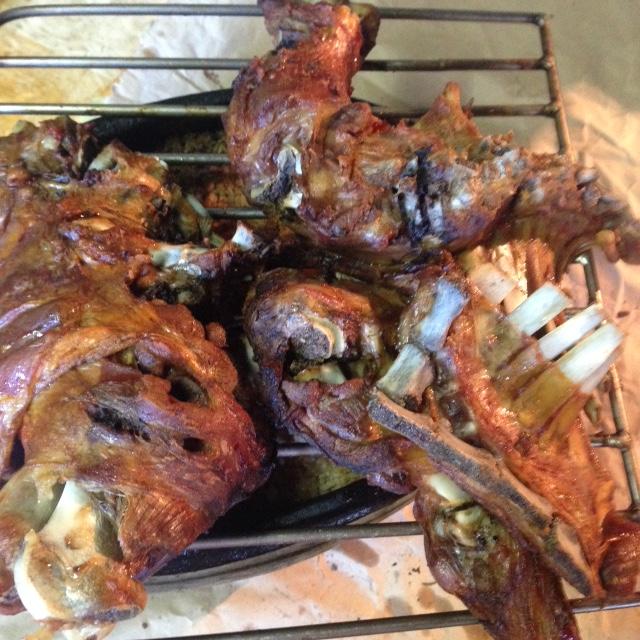 VIDA FELIZ: na Horta: Cordeiro Assado no Forno a Lenha á moda de Trás ...