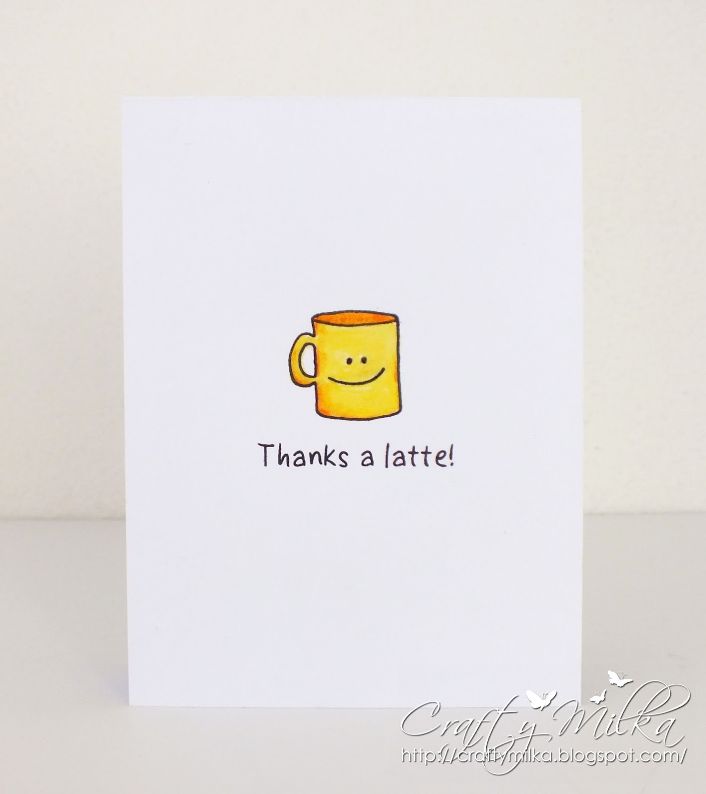 Crafty Milka: Thanks a Latte Card (Jane's Doodles DT Spotlight)