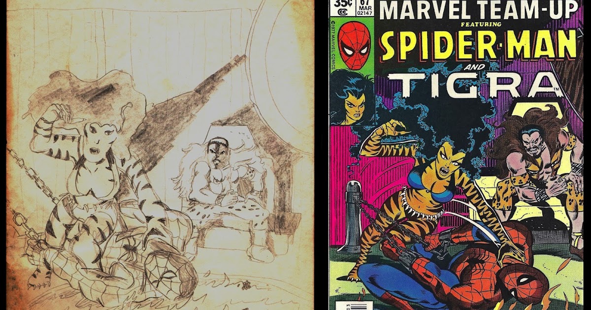 Marvel Tigra And Spiderman