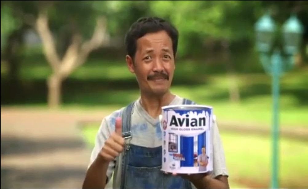 Iklan Avian Awas Cat Basah