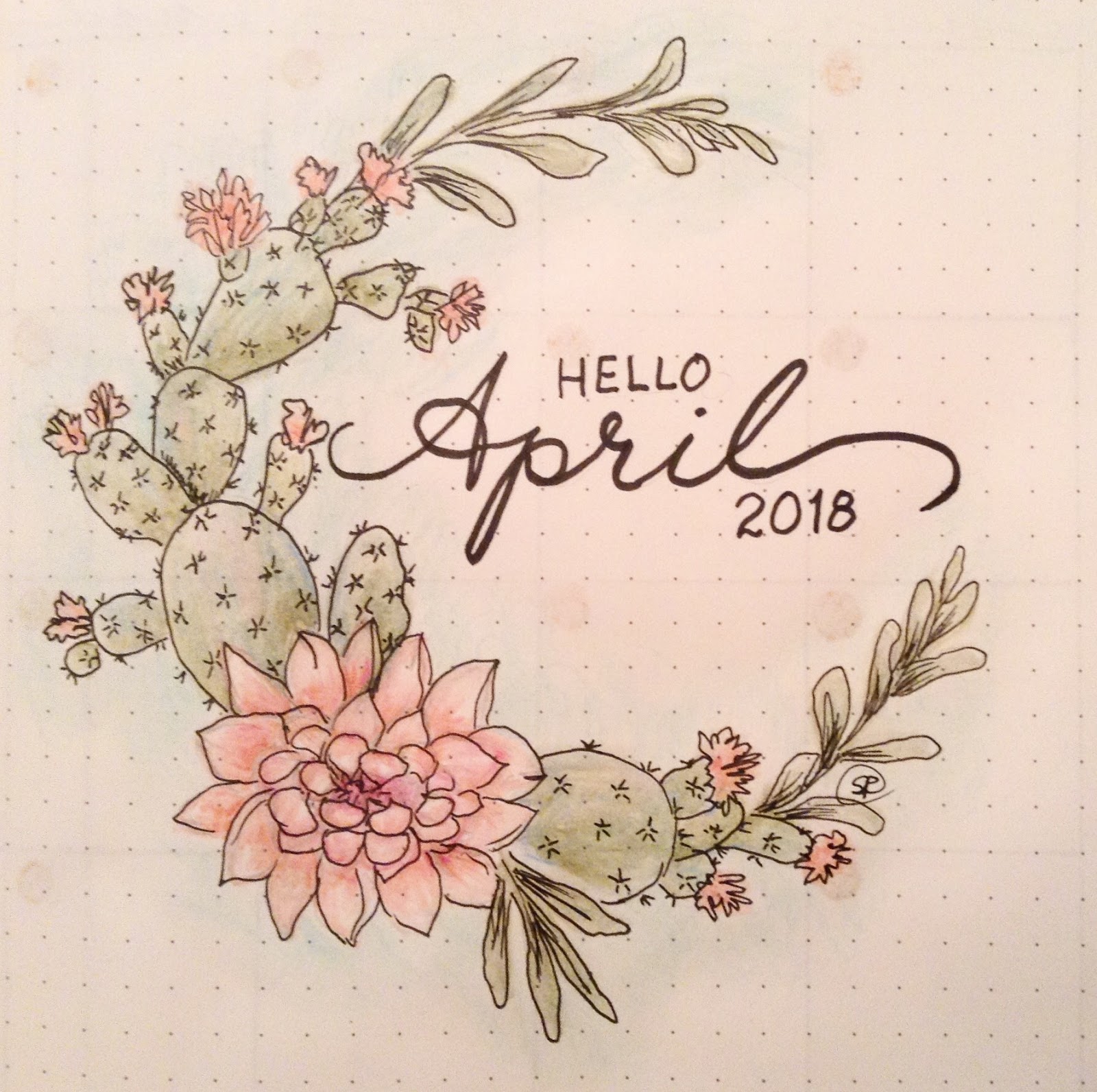 April Bullet Journal Set Up Cacti Theme Aspiring To Creativity april-bullet-journal-set-up-cacti-theme-aspiring-to-creativity