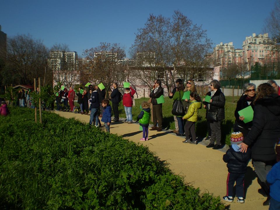 Os Verdes em Lisboa: Telheiras - "Basta de betão, salvem o quadradinho ...