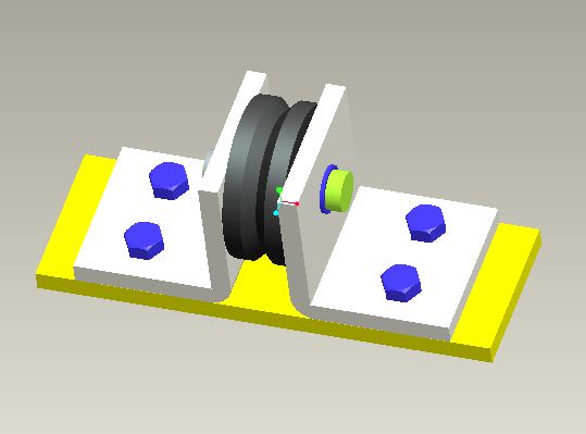 Pro Design Models - PDM: Assembly Design - Wheel Support Assembly