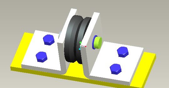 Pro Design Models - PDM: Assembly Design - Wheel Support Assembly