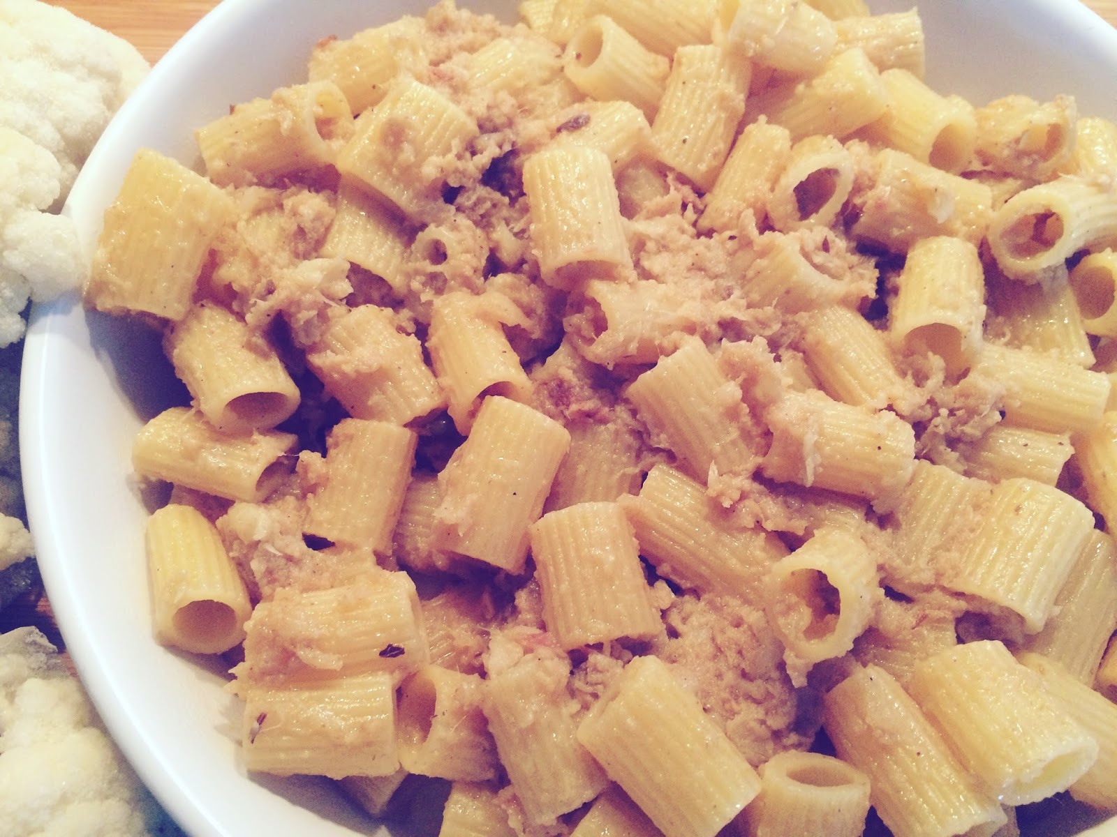 Cooking and Lifestyle with Tessy: Cauliflower Pasta. Vegan Recipe ...