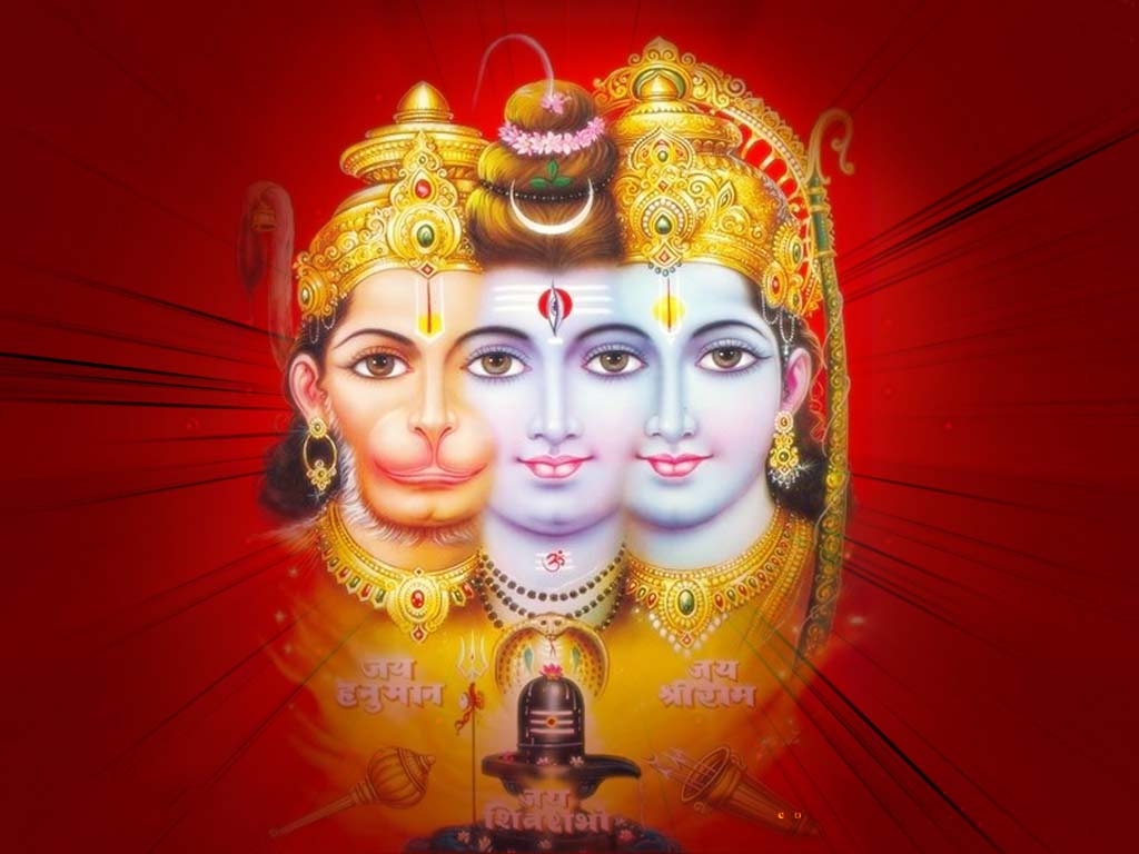 Khushi For Life: Lord Rama with Shiva and Hanuman HD Photo Image Download