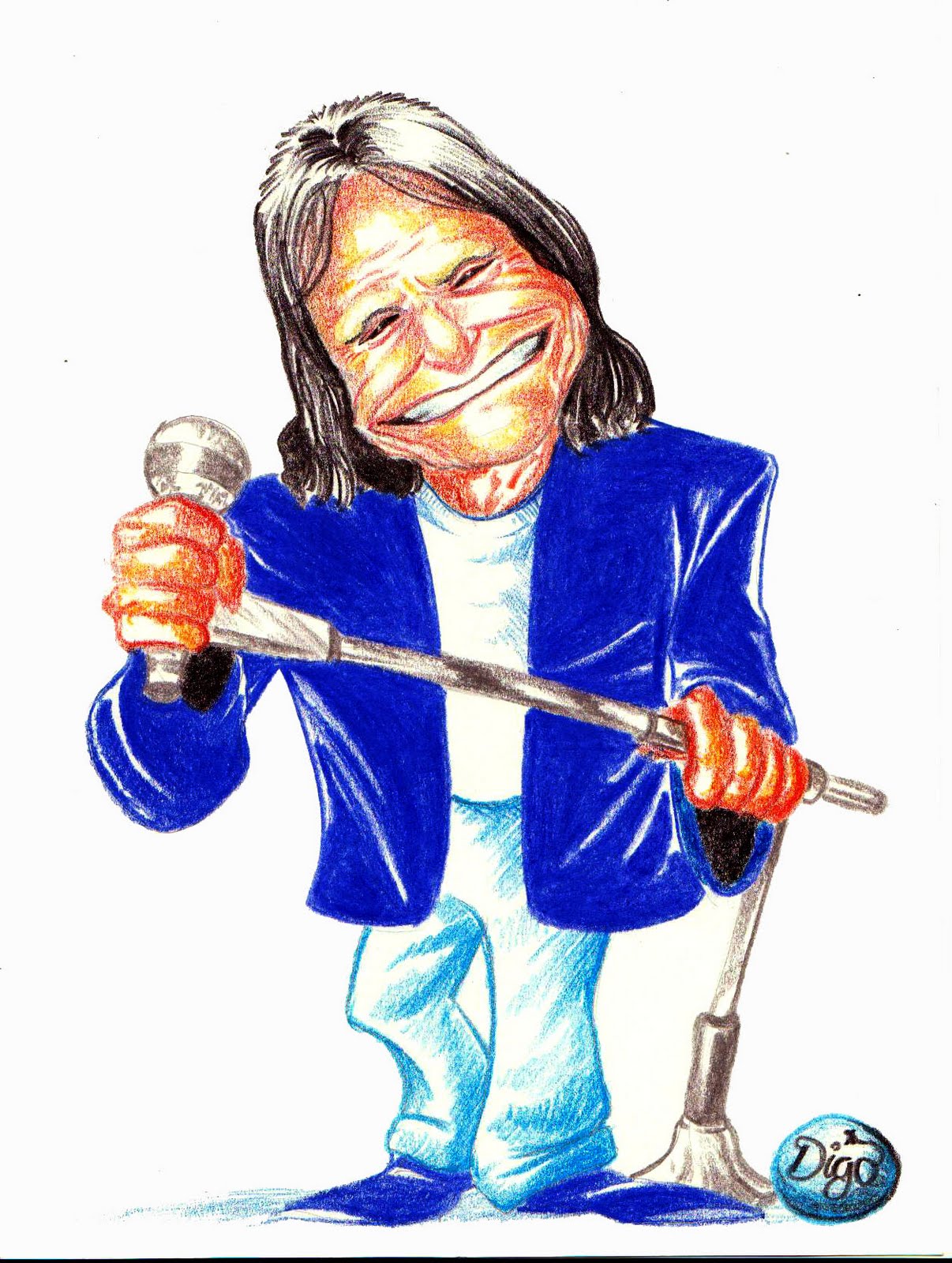 Gleidson Araujo: Caricatura de Roberto Carlos