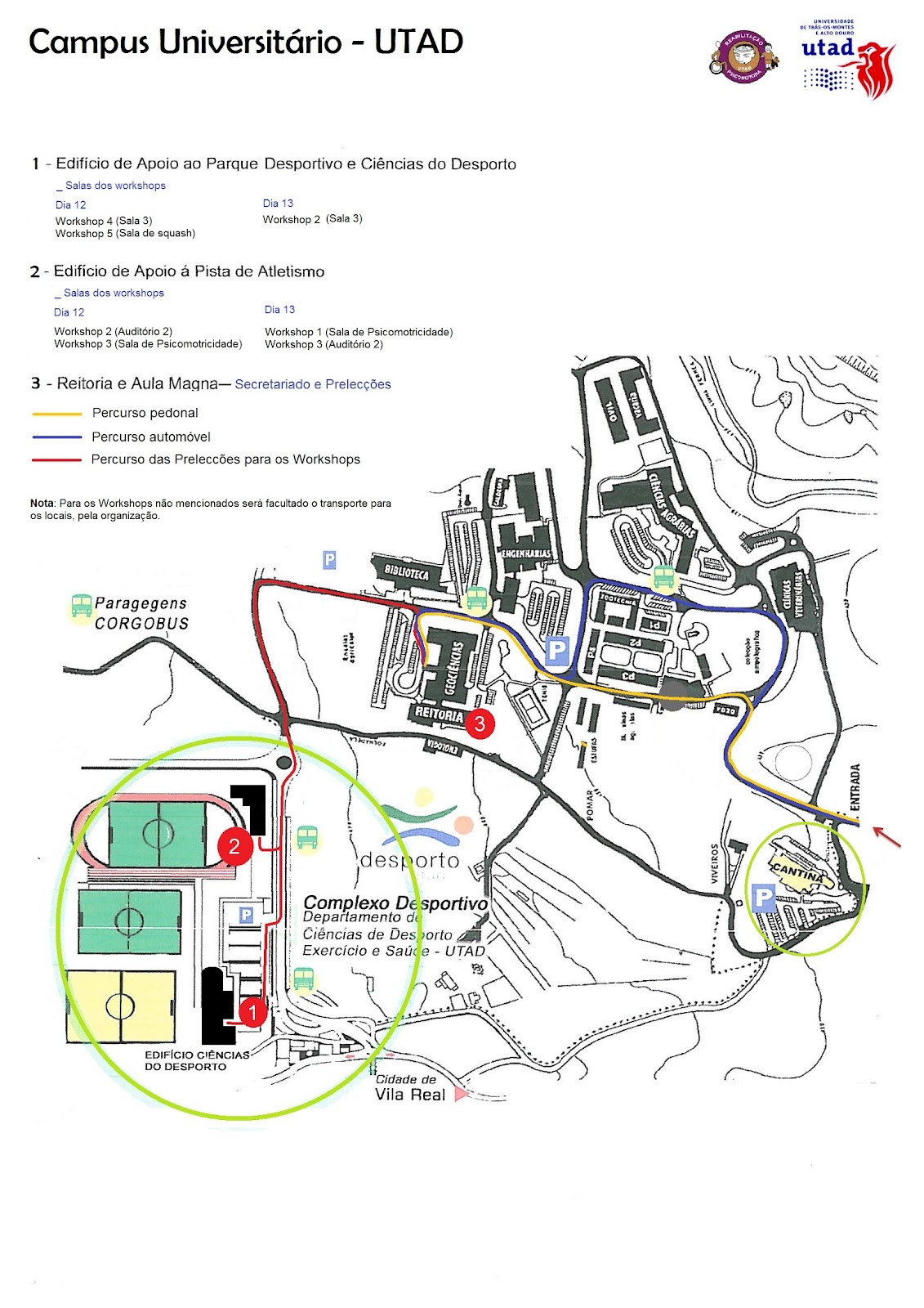 II Seminário de Reabilitação Psicomotora: Transportes e Mapas da Cidade