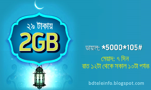 Grameenphone 2GB Internet Only 29 Taka With 7 Days Validity - BD Tele Info
