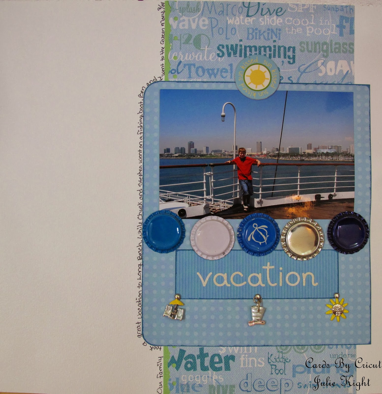 Cards By Cricut: Vacation Layout