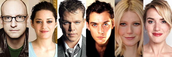 .: CONTAGION UN ELENCO APOCALIPTICO PRIMER POSTER Y SINOPSIS