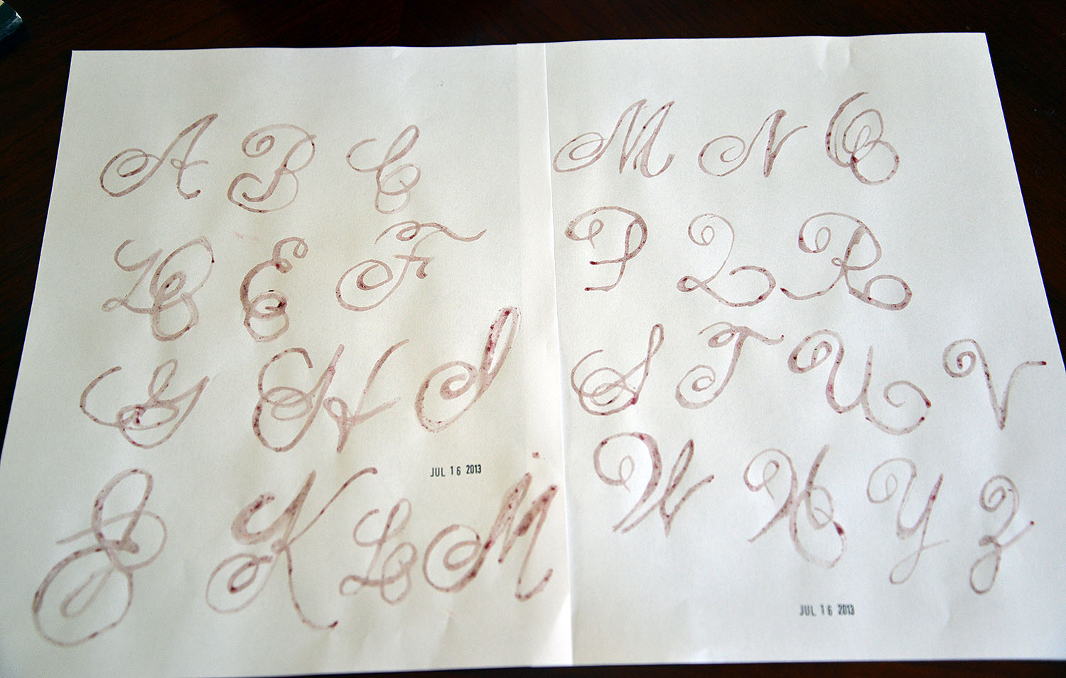 A school of fish: Quill Pens and Berry Ink