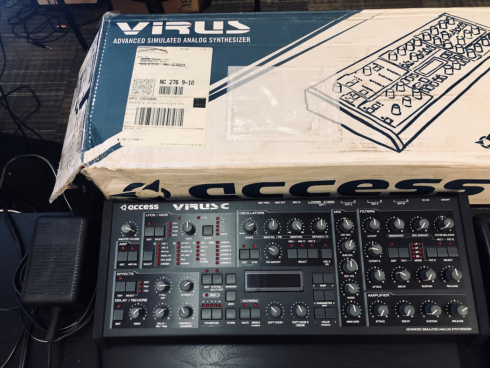 MATRIXSYNTH: Access Virus C Rack Virtual Analog Synthesizer w/ Original Box