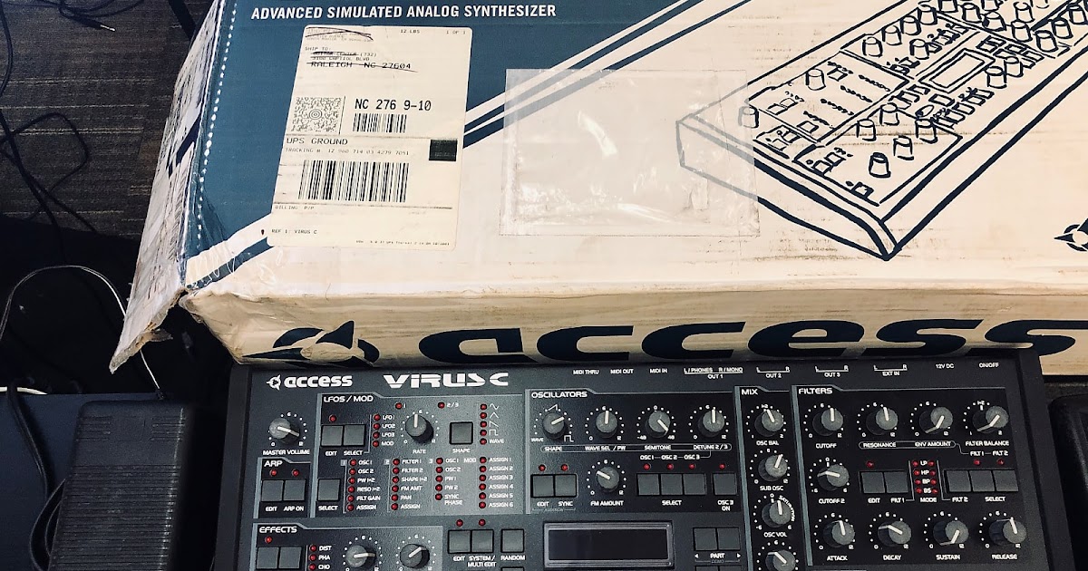 MATRIXSYNTH: Access Virus C Rack Virtual Analog Synthesizer w/ Original Box