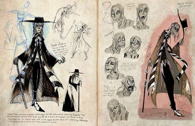 Andrea E.: Father Time - concept design studies