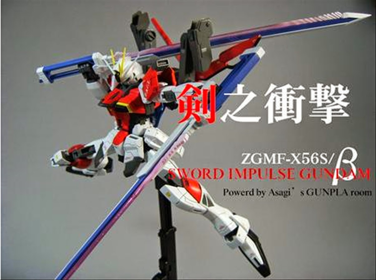 MG 1/100 Sword Impulse Gundam Custom Build