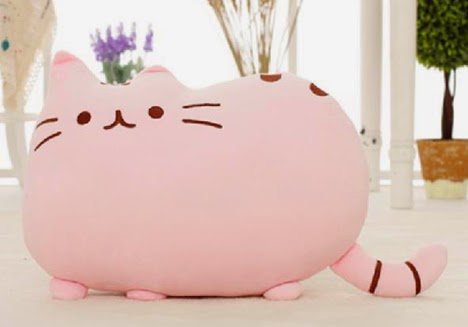 Bantal Comel Kucing Gemuk - kedai online