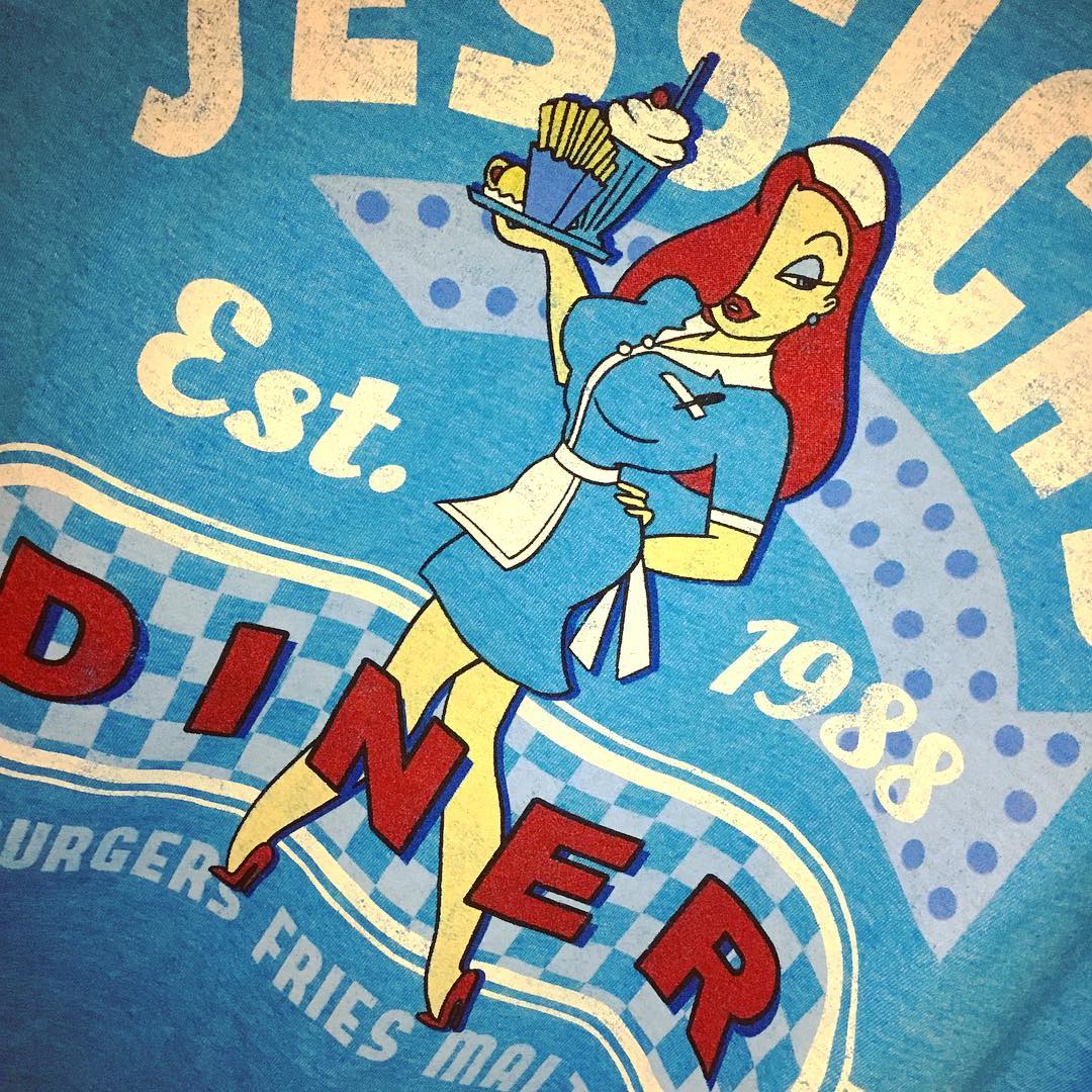 ImNotBad.com - A Jessica Rabbit Site: Now Available - Jessica's Diner Shirt