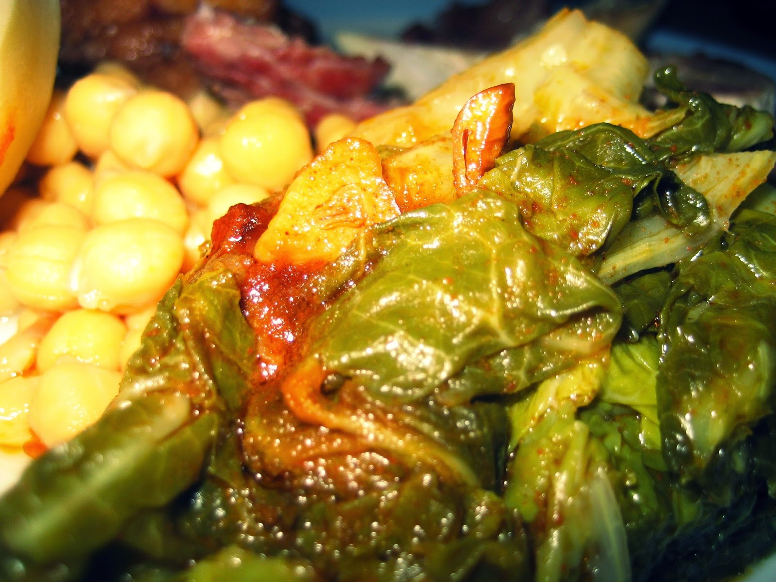 Como miel en pan tostado: Repollo para el cocido [Cabbage for stew]